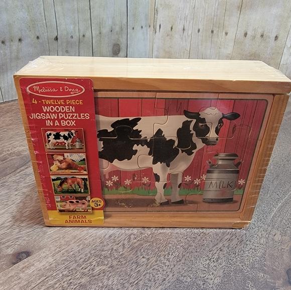 Melissa & Doug | Toys | Melissa Doug Wood Puzzles | Poshmark